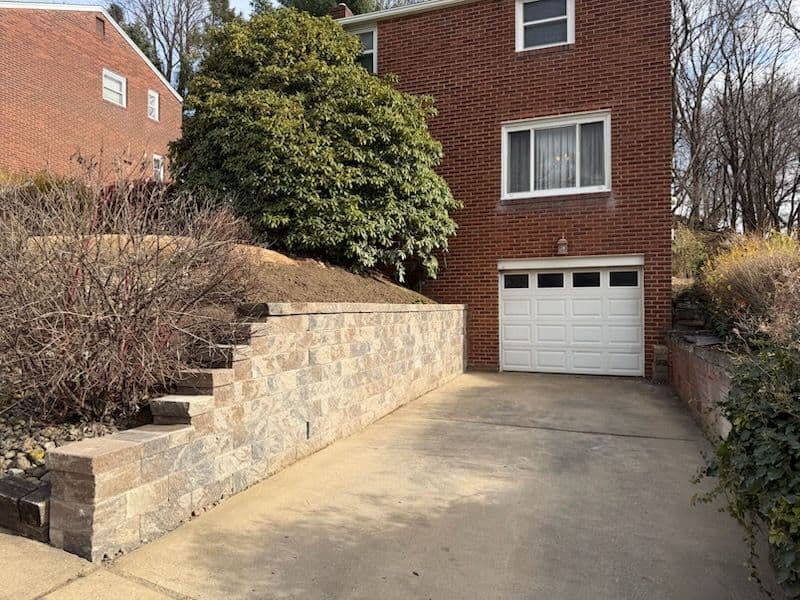Sturdy New Retaining Wall Installation | Total Landscaping Concepts LLC